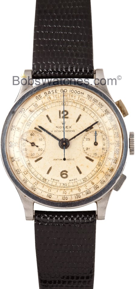 Vintage Rolex Chronograph Watch - 2508 - W Roche Berne Dial