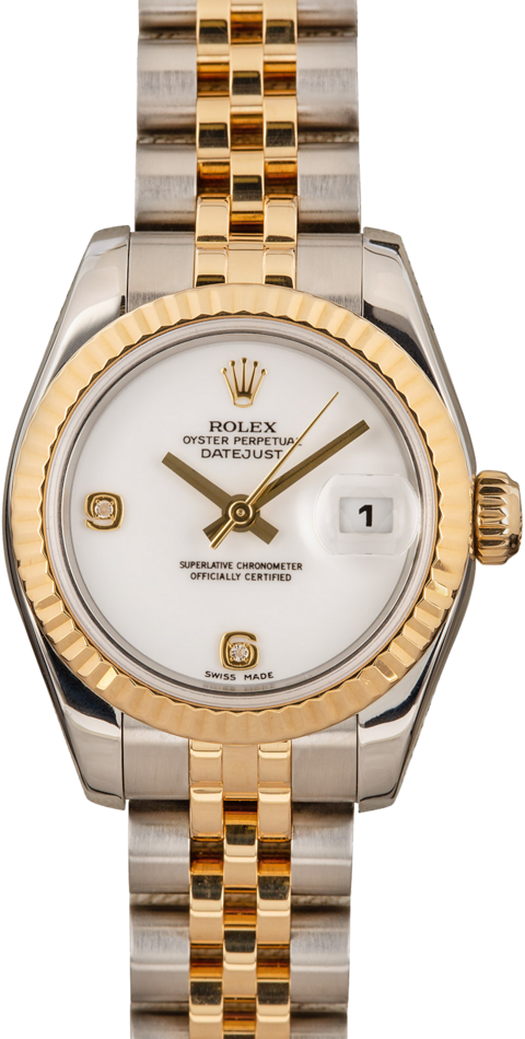 Buy Used Rolex Ladies Datejust 69173 | Bob's Watches - Sku: 151209