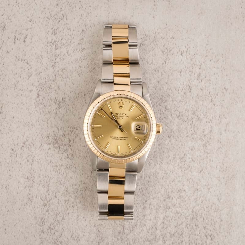 Buy Used Rolex Date 15223 | Bob's Watches - Sku: 155635