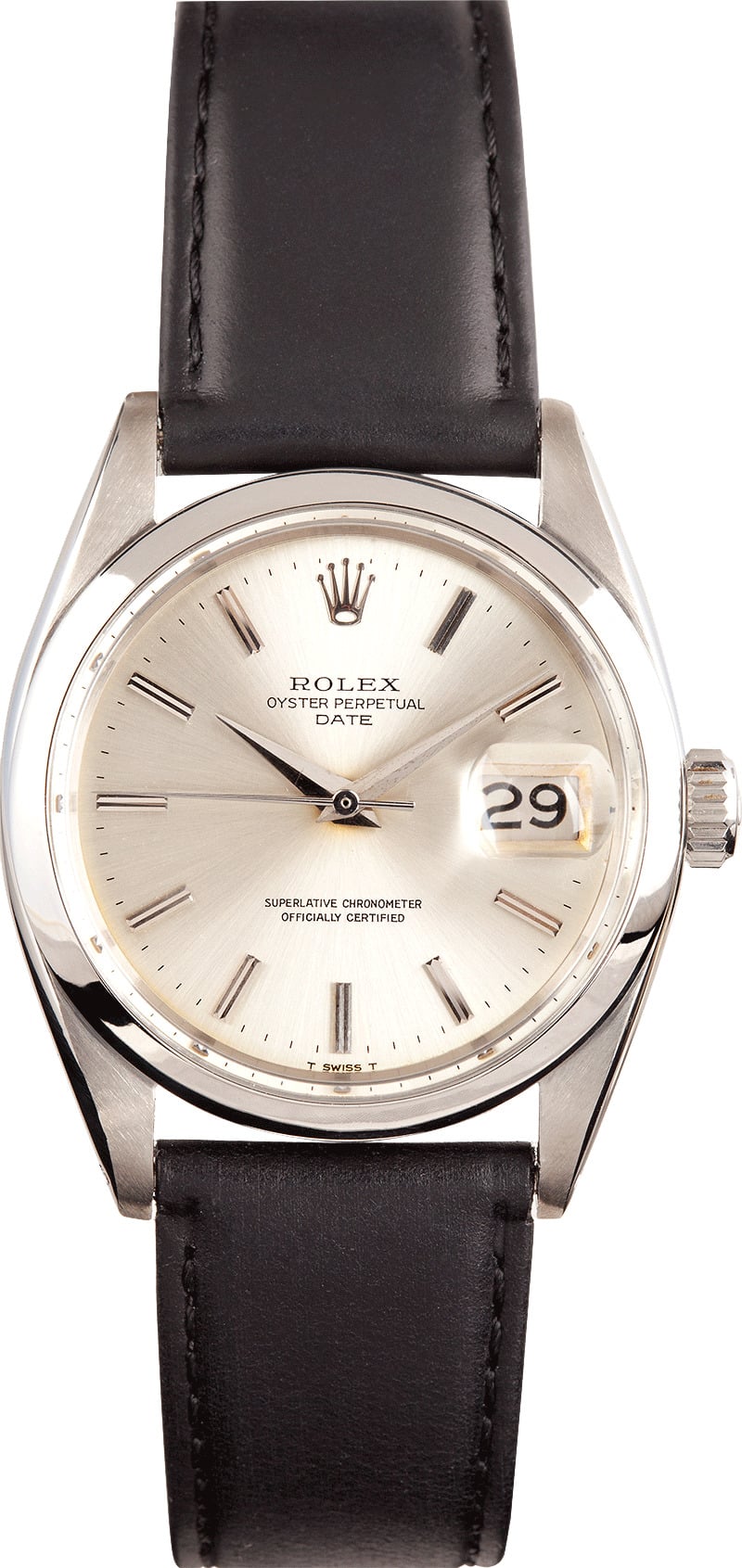 Vintage Men's Rolex Oyster Perpetual Silver Dial 6286