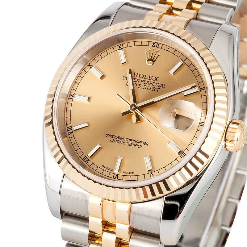 Rolex Datejust Solid Links 116233 - 100% Genunine Rolex