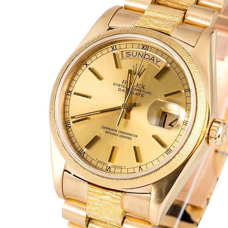 Rolex Day-Date 18078 Bark Finish