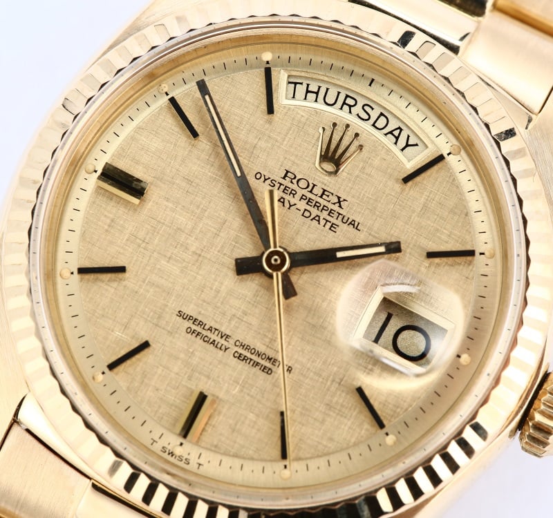Rolex Vintage Day-Date President 1803 Linen Dial