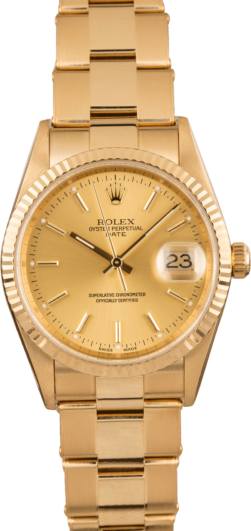Buy Used Rolex Date 15238 | Bob's Watches - Sku: 127887
