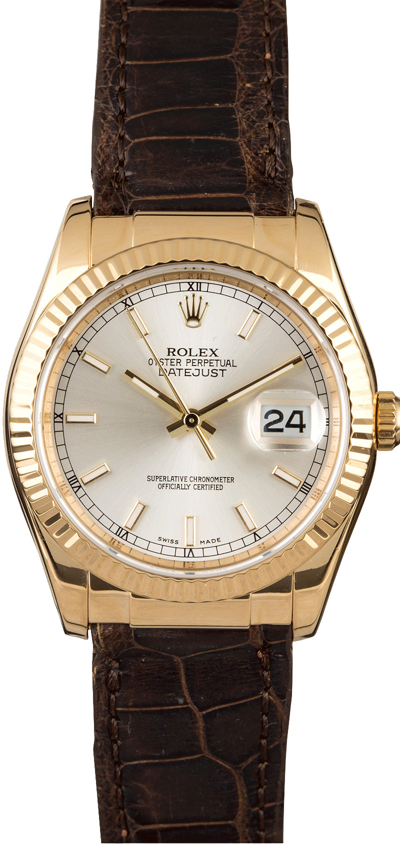 Rolex Datejust 116138 Silver Dial | Bob's Watches