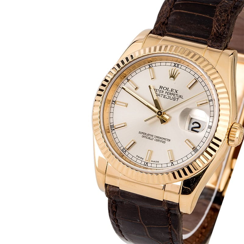 Rolex Datejust 116138 Silver Dial