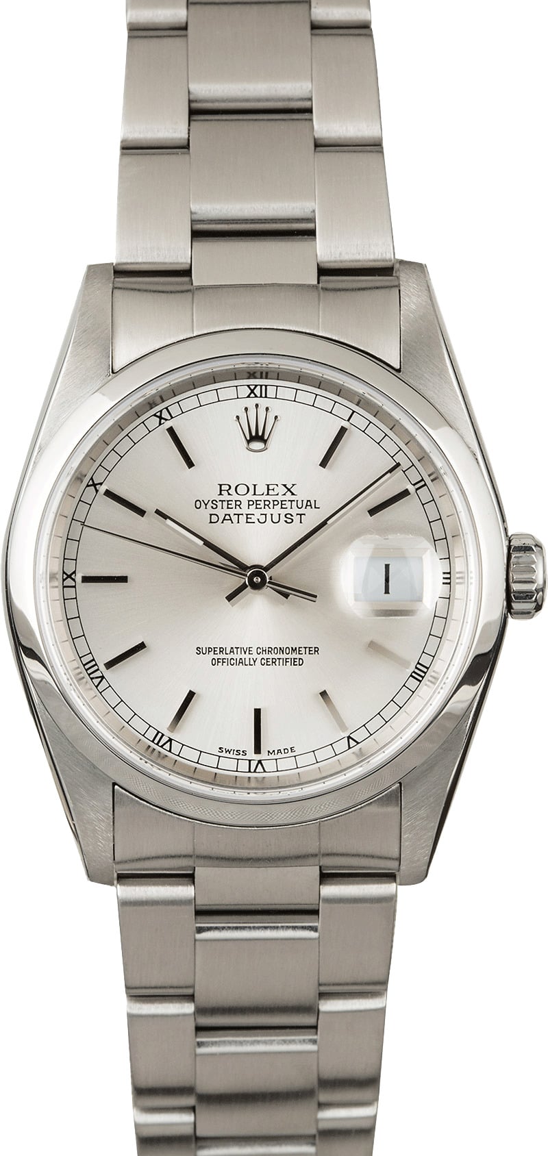 Buy Used Rolex Datejust 16200 | Bob's Watches - Sku: 121265