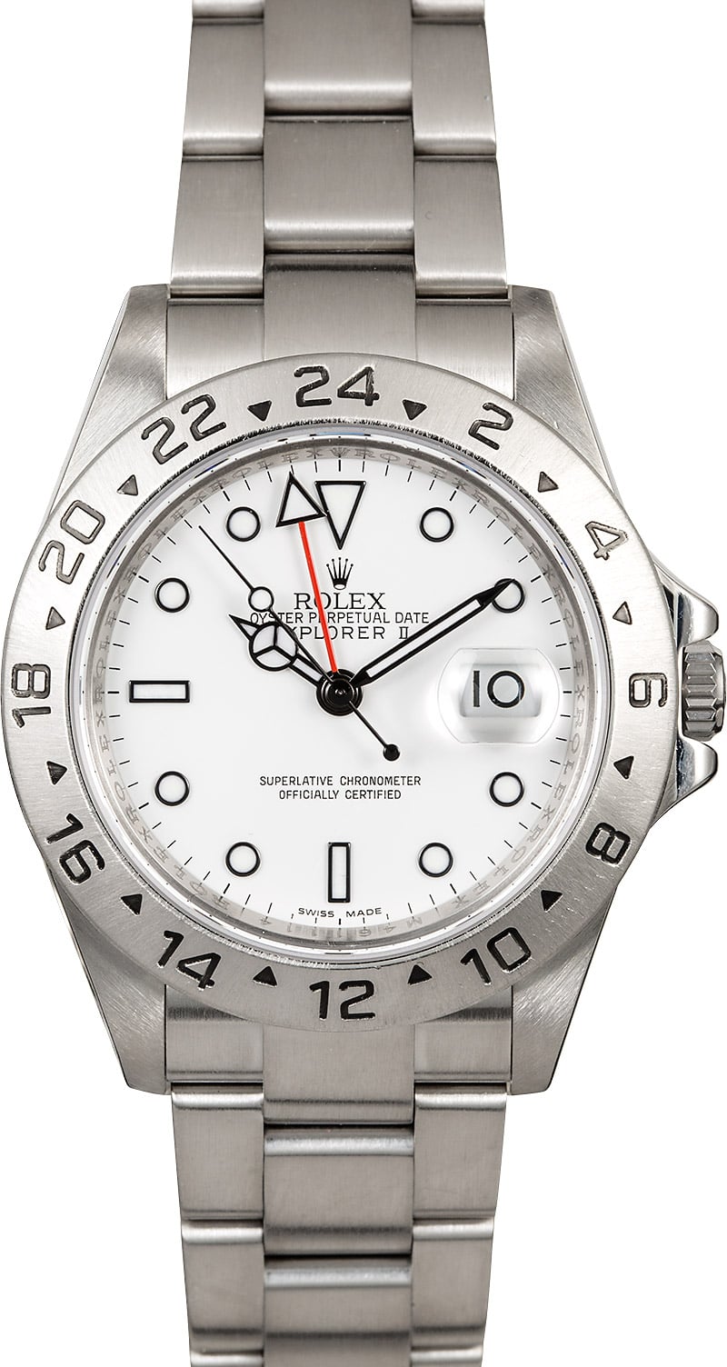 Rolex 'Polar' Explorer II Ref 16570 Steel Oyster