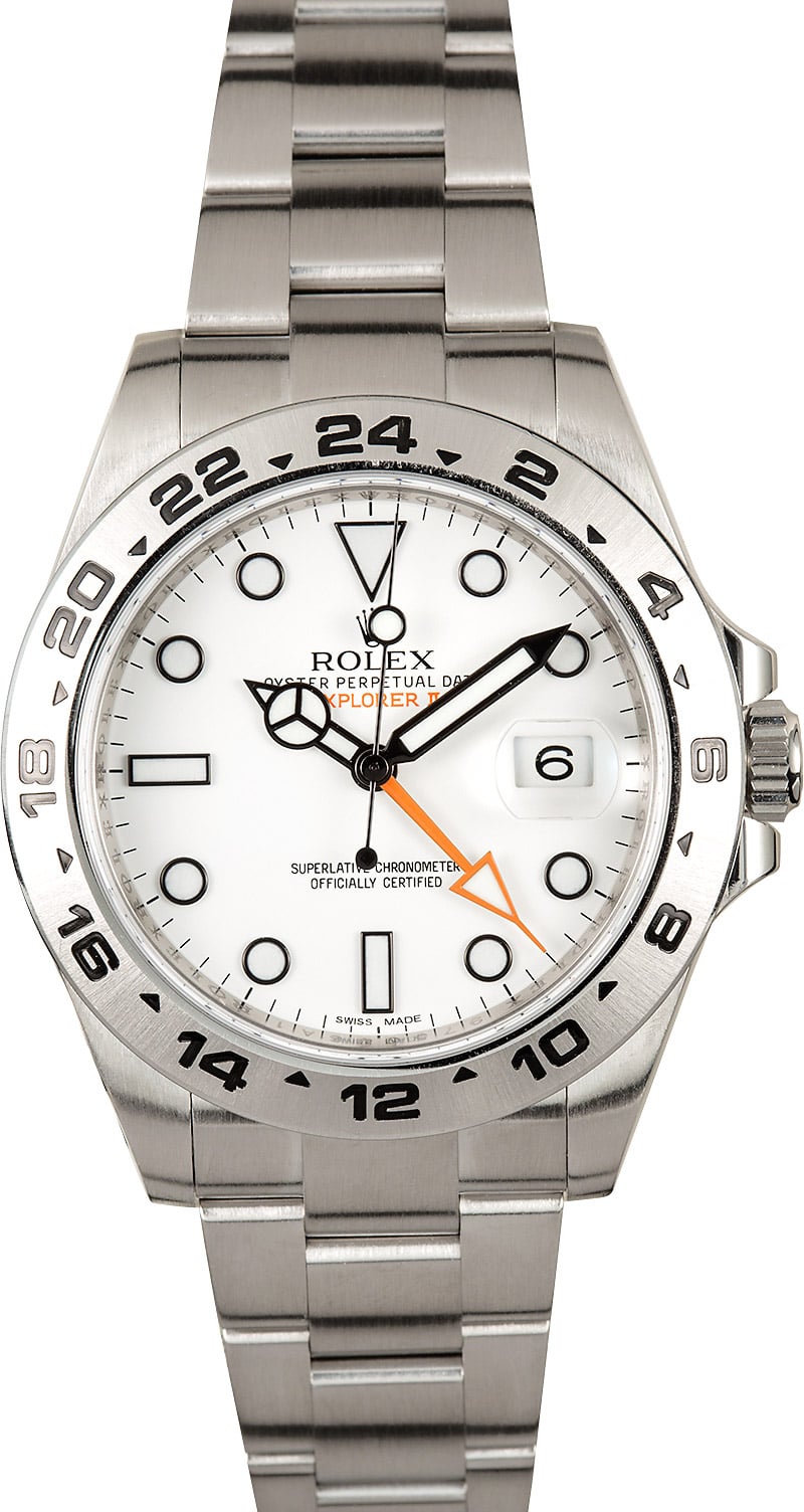 Rolex Explorer II 216570 White Dial 42MM