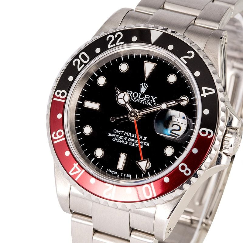 Rolex GMT Master II 16710 Coke 100% Authentic