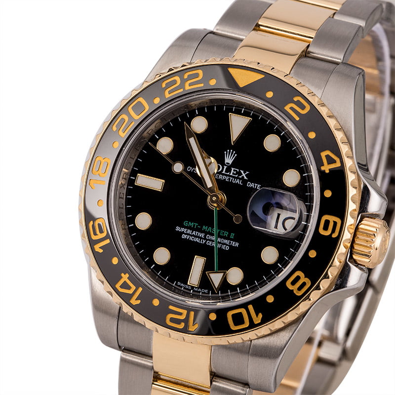 Buy Used Rolex GMT-Master II 116713BKSO | Bob's Watches - Sku: 128420