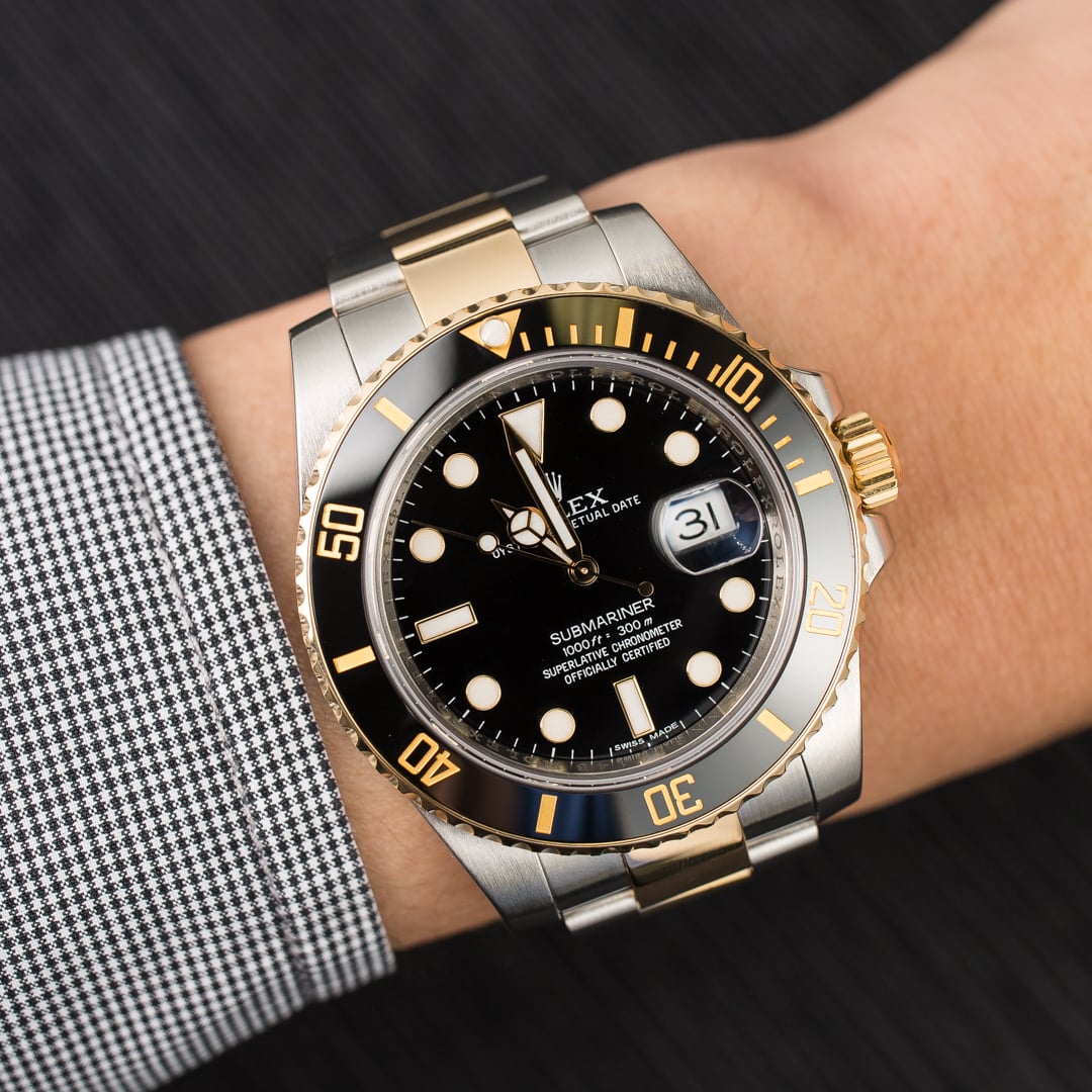 Men's Rolex Submariner 116613 Black Dial