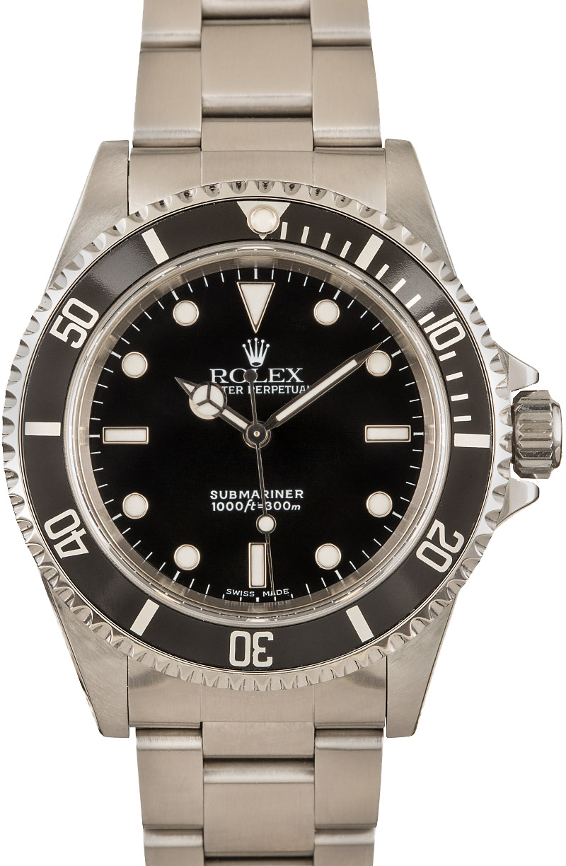 Buy Used Rolex Submariner 14060 | Bob's Watches - Sku: 148731