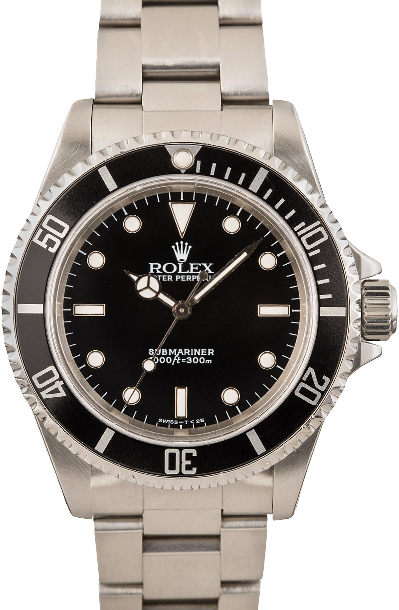 Buy Used Rolex Submariner 14060 | Bob's Watches - Sku: 150254