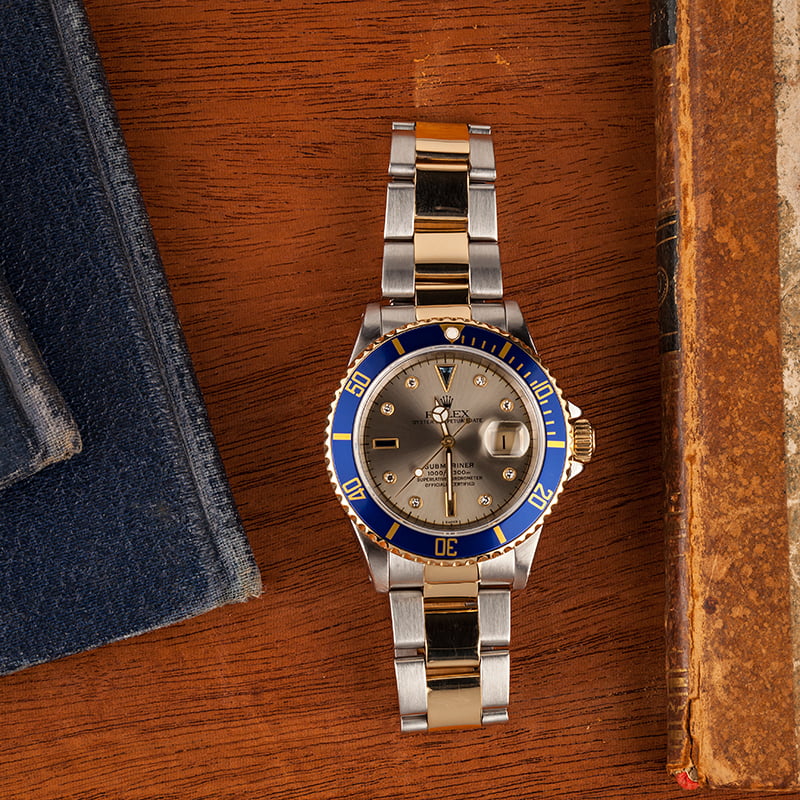 Buy Used Rolex Submariner 16613 Serti | Bob's Watches