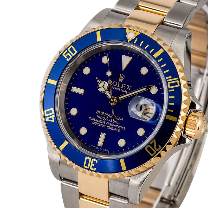 Rolex Submariner 16613T Two Tone Watch
