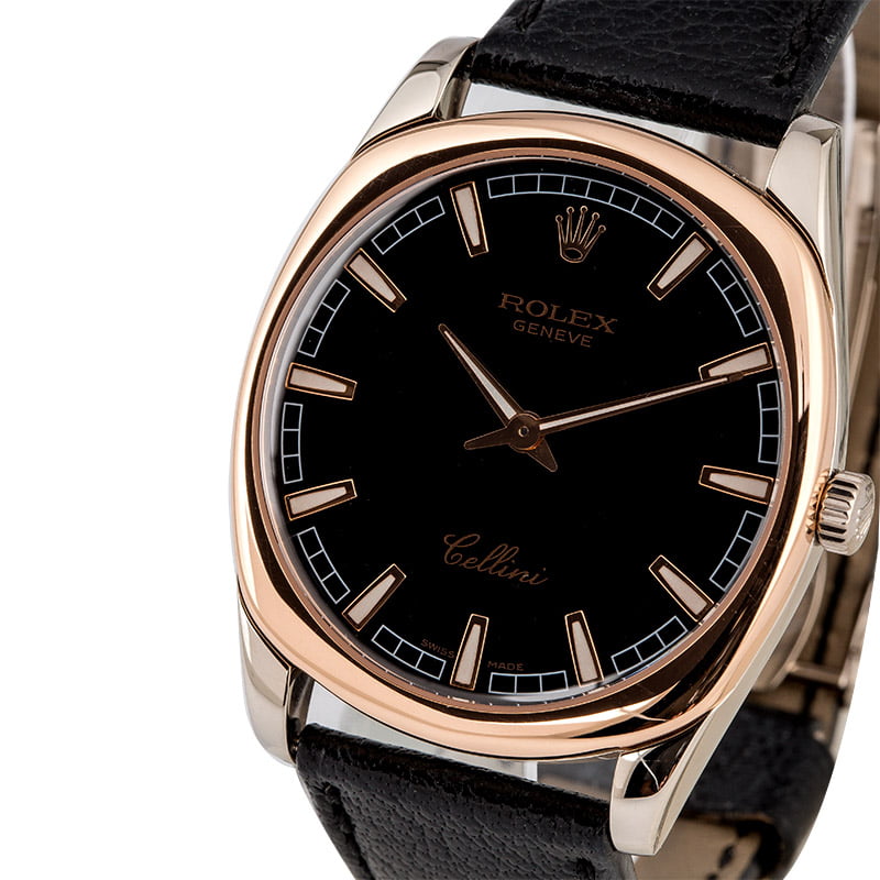 Rolex Cellini 4243 White & Rose Gold