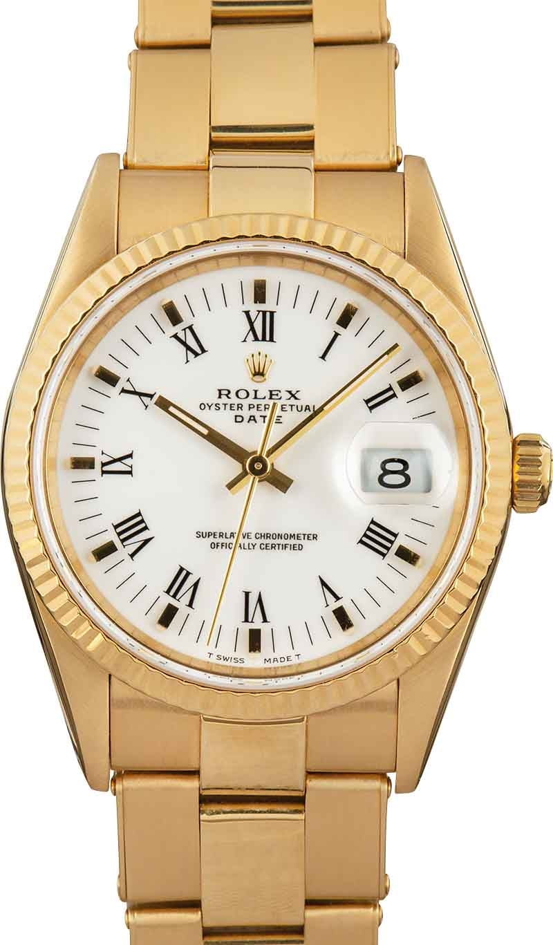 Buy Used Rolex Date 15238 | Bob's Watches - Sku: 157601
