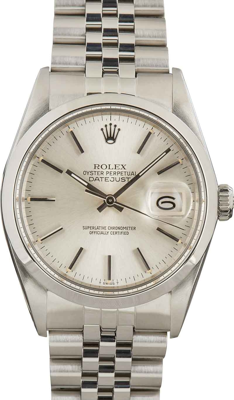 Buy Used Rolex Datejust 16000 | Bob's Watches - Sku: 160770