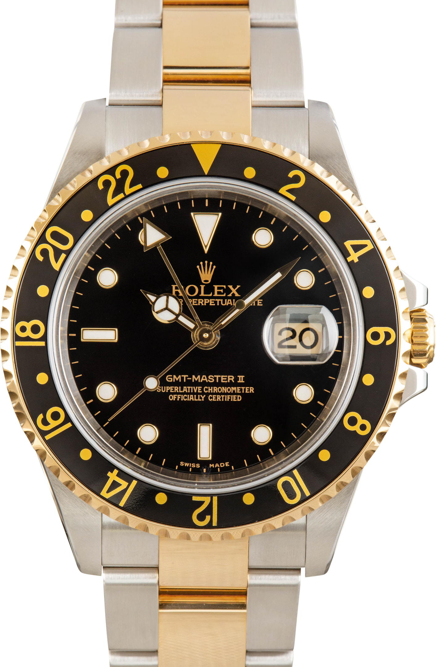 Buy Used Rolex GMT-Master II 16713 | Bob's Watches - Sku: 182882