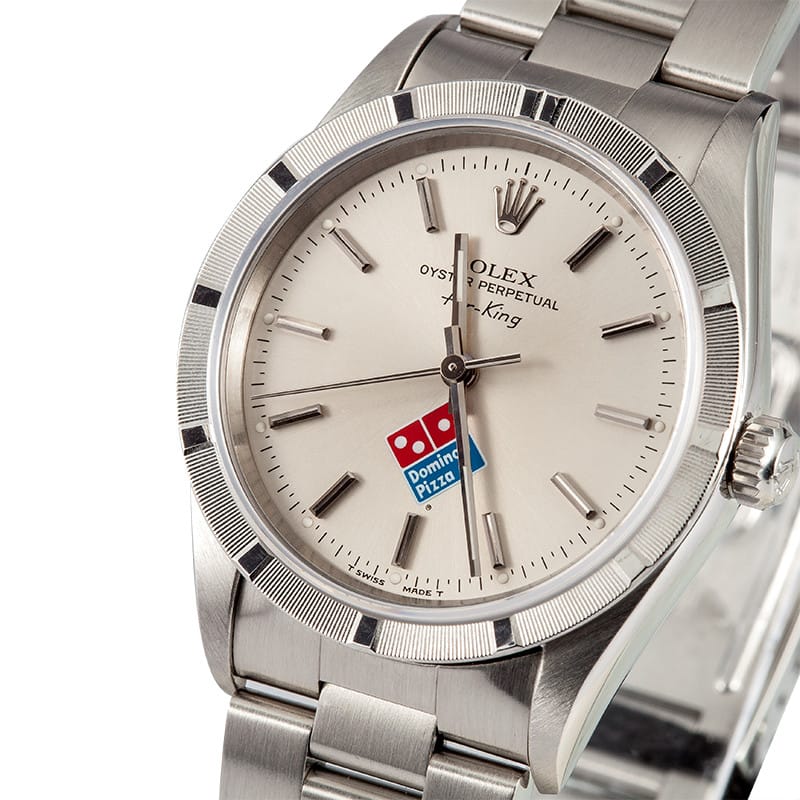 Rolex Air-King 14010 Dominos - King In Stainless Steel 14010 at Bob's!