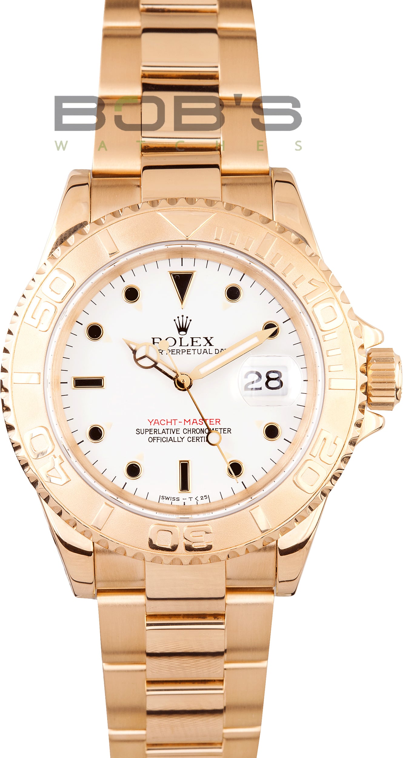 Used Rolex Men's Yachtmaster 16628 - 100% Authentic