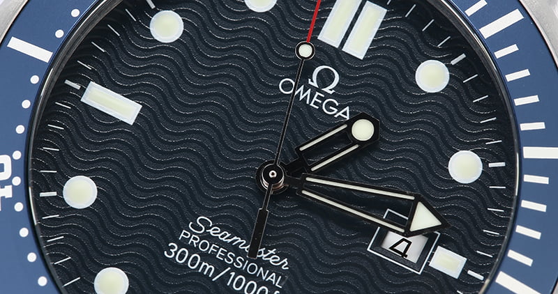 Omega Seamaster Pro 300M Blue Wave Dial