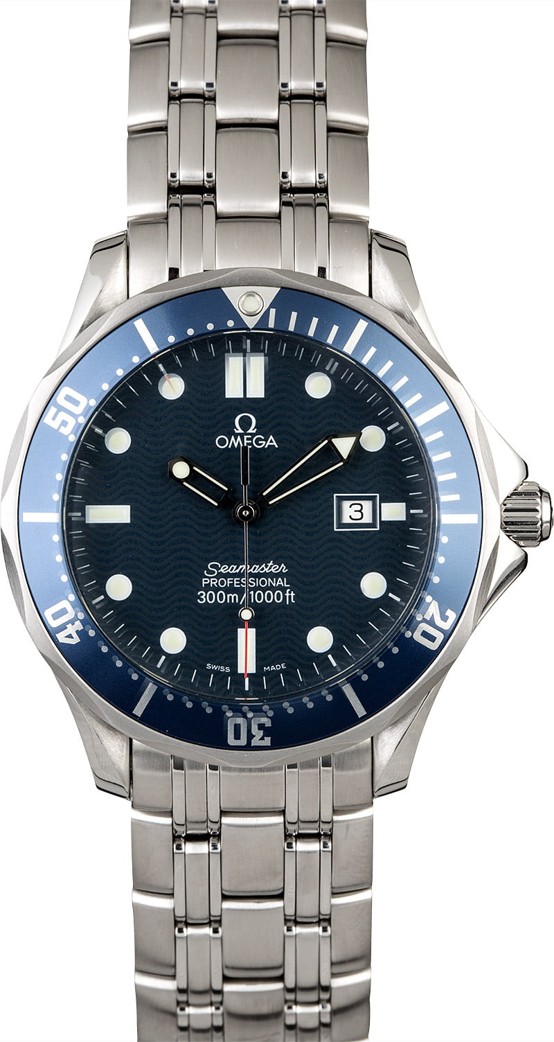 Omega Seamaster Pro 300M Blue Wave Dial