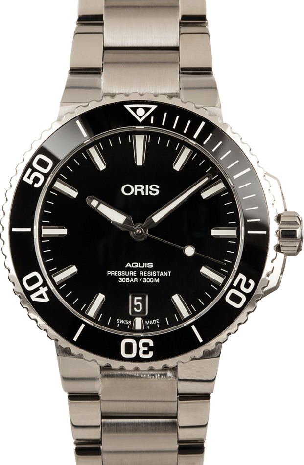 Buy Oris Aquis 01 774 7655 4154-07 8 26 01PEB | Bob's Watches - Sku ...